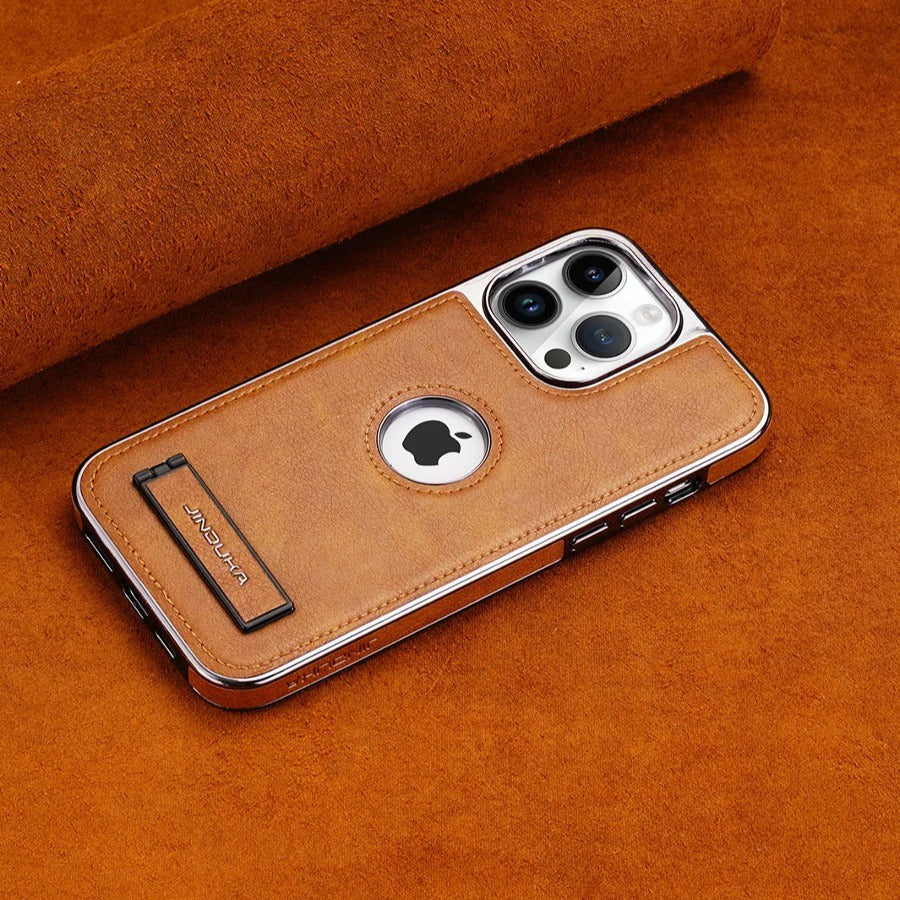 Executive Business Pro: Inner Fur Leather Stand Case For iPhone ...