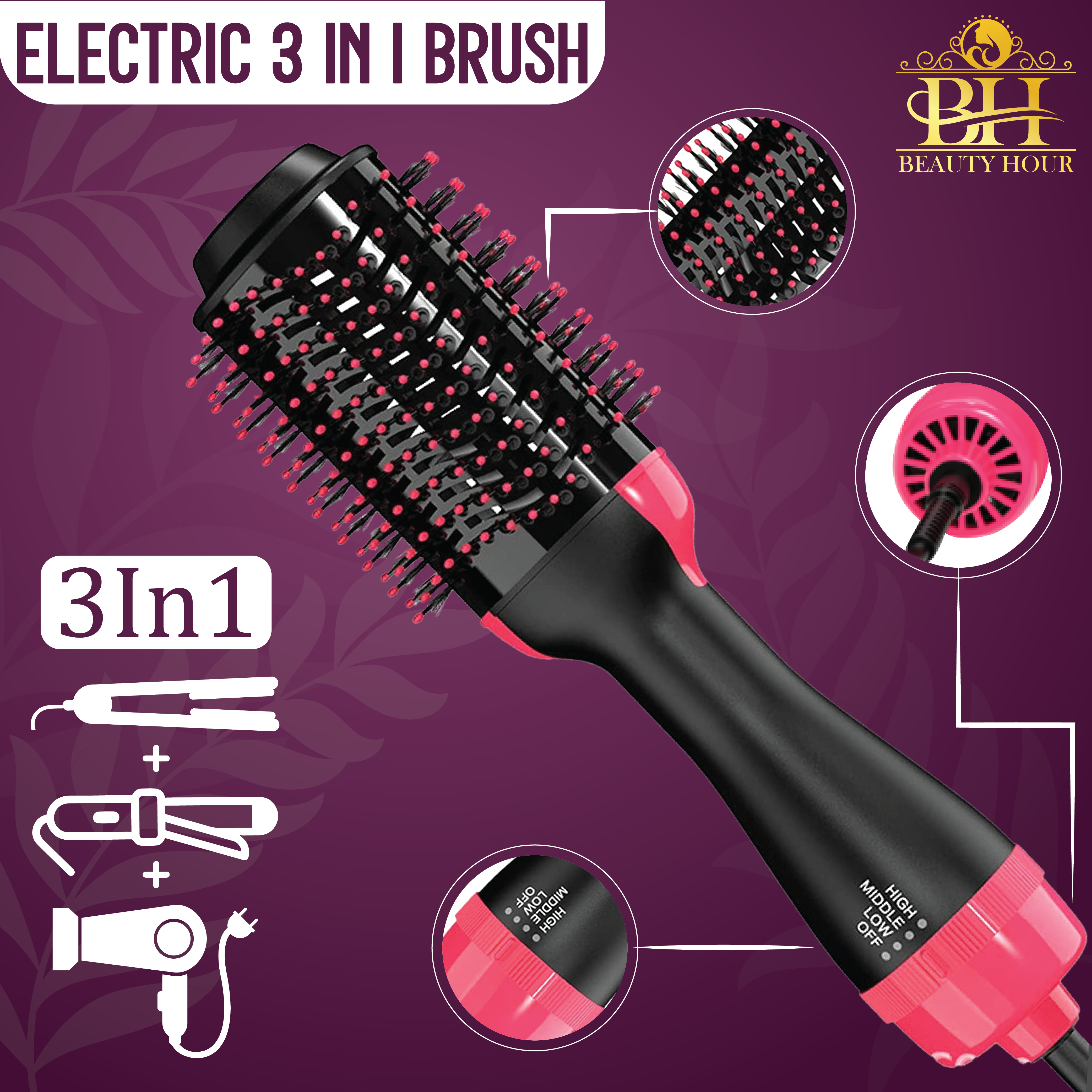 One-Step Magic Style Hot Air Brush Pro: – Covers Nepal
